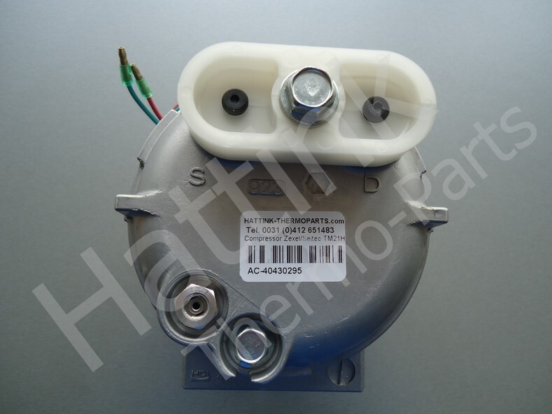 Compressor Zexel/Seltec TM21HX Pad 24V Ø127 Poly-V-8 | Hattink Thermo Parts