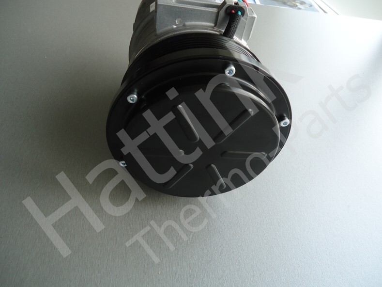 Compressor Zexel/Seltec TM21HX Pad 24V Ø127 Poly-V-8 | Hattink Thermo Parts