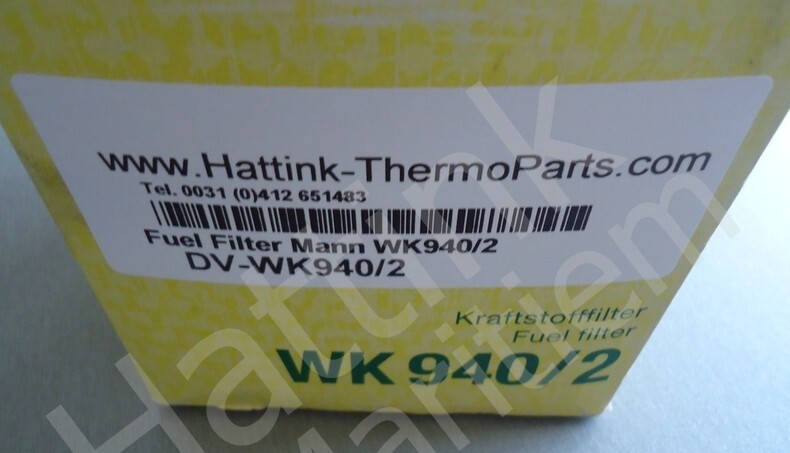 Fuel Filter Mann WK940/2 | Hattink Thermo Parts