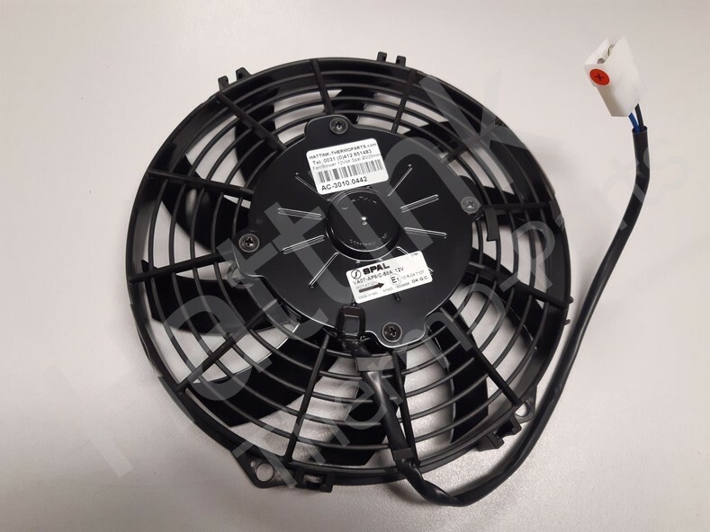Fan/Blower 12Volt Spal Ø225mm/Ø9" Suction VA07-AP8/C-58A 12V | Hattink ...