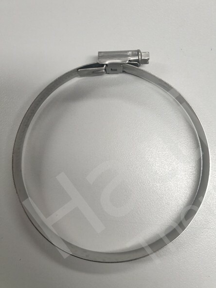Hose clamp stainless steel type Worm screw Ø90-100mm | Hattink Thermo Parts