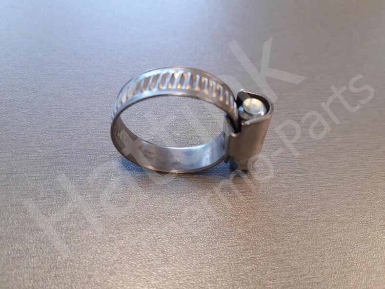 Hose clamp stainless steel Plastimo type Worm screw Ø16-25mm | Hattink ...