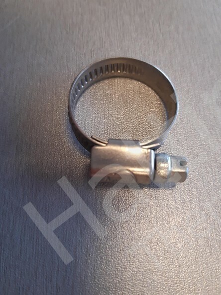 Hose clamp stainless steel Plastimo type Worm screw Ø16-25mm | Hattink ...