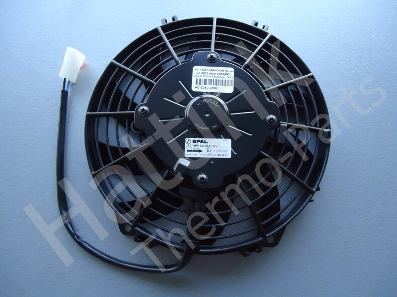 Spal Ø225mm/Ø9" Fan/Blower 24V Suction VA07-BP12/C-58A 24V | Hattink ...