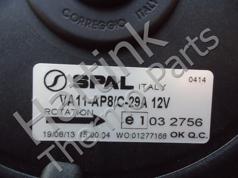 Spal Blower 12V Spal Ø255mm Suction VA11-AP8/C-29A 12V | Hattink Thermo ...