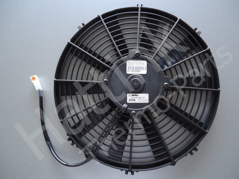 Blower/Fan 12 Volt Spal Ø330mm/Ø13" Suction VA13-AP51/C-35A 12V ...